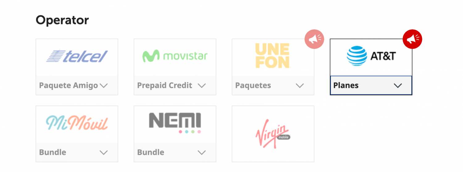 Data bonus when you recharge Mexico numbers in July